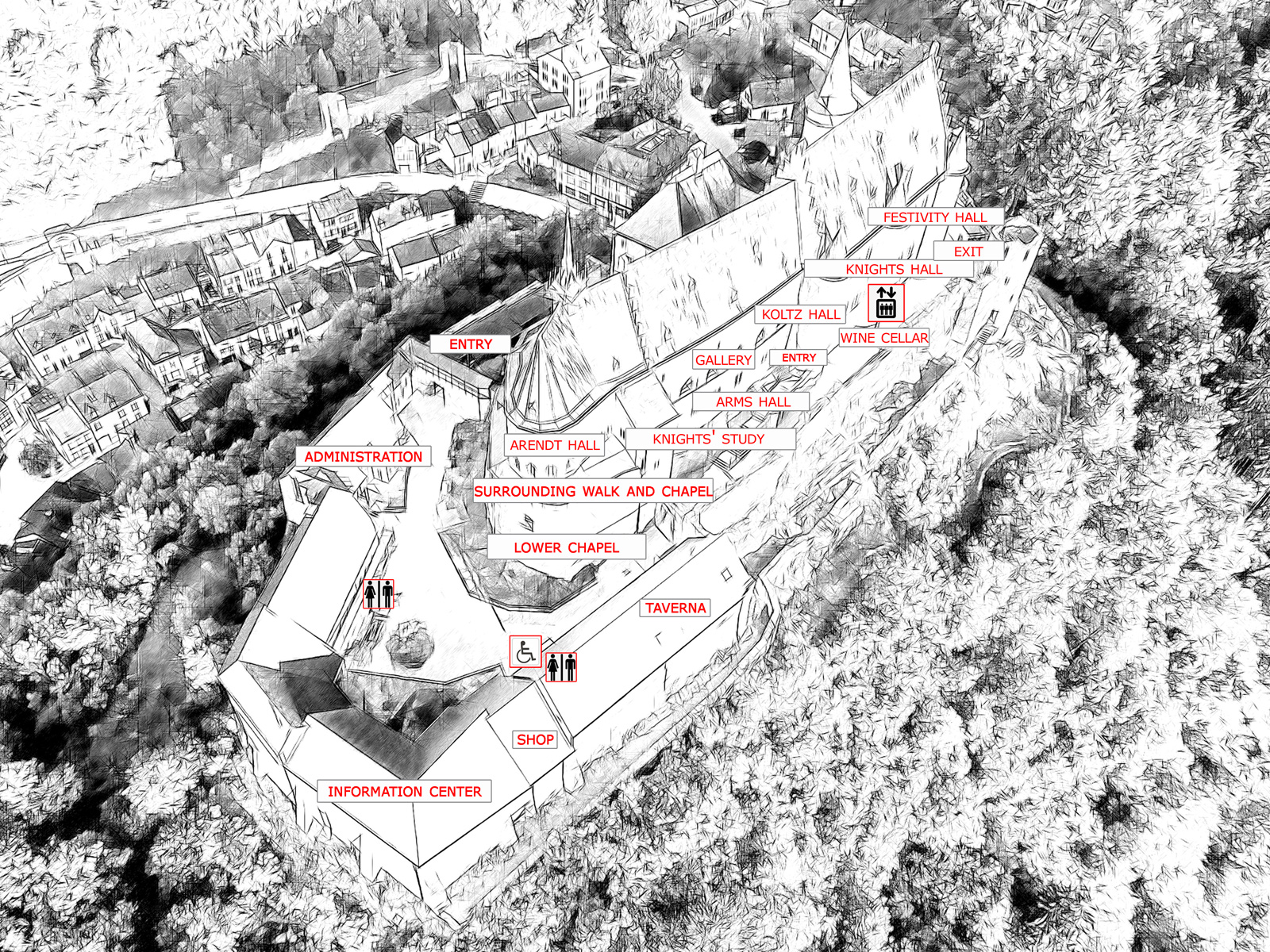 Visit the castle – Schloss Vianden